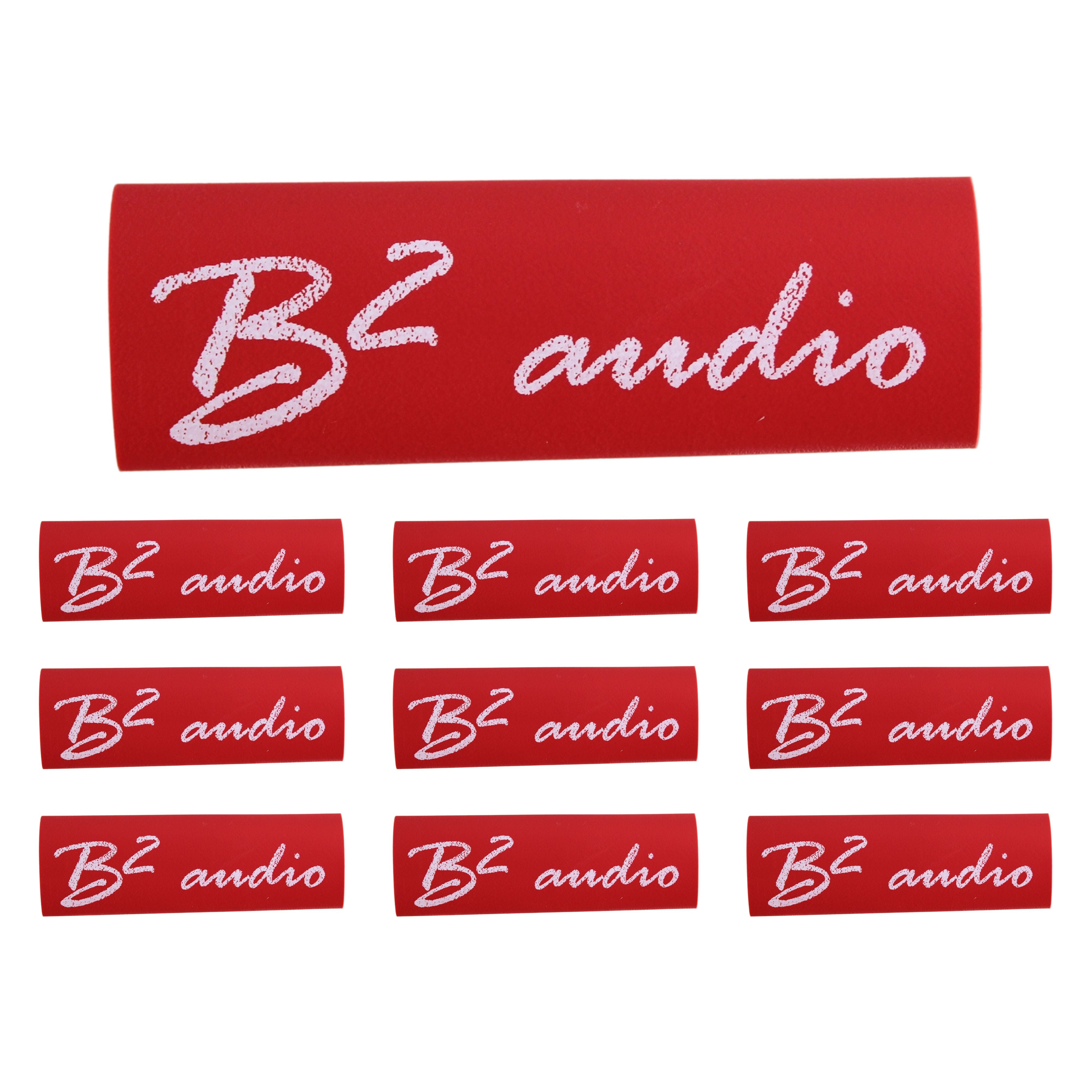 B2 Audio 10 Pack of 4 Gauge Red Heat Shrink with B2 Audio Logo – B2 Audio USA